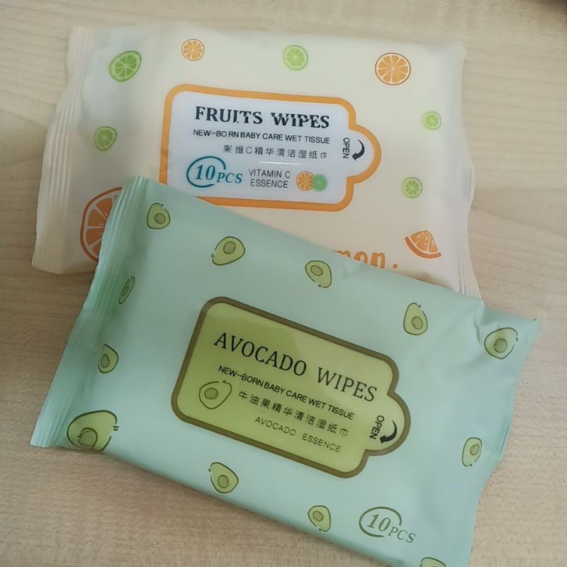 Tisu Basah Mini Travel use (10pcs/1 pack) | Shopee Malaysia
