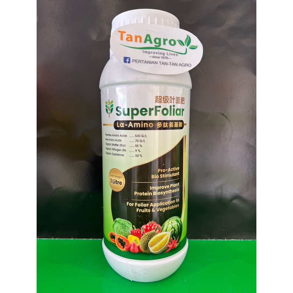 👉🏻ORIGINAL👈🏻 SNT Super Foliar La-Amino 1L & 5L | Shopee Malaysia