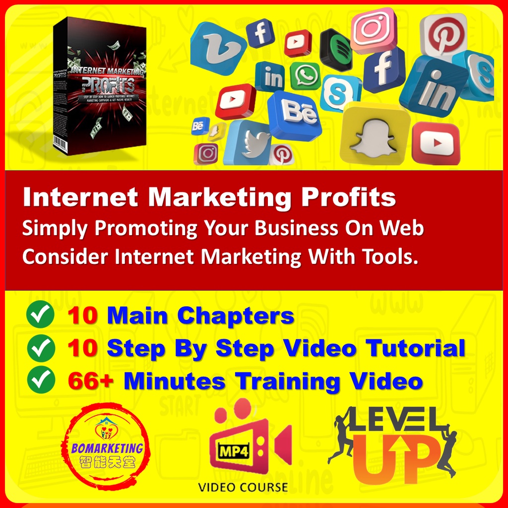 【𝗩𝗶𝗱𝗲𝗼 𝗖𝗼𝘂𝗿𝘀𝗲】 𝗜𝗻𝘁𝗲𝗿𝗻𝗲𝘁 𝗠𝗮𝗿𝗸𝗲𝘁𝗶𝗻𝗴 𝗣𝗿𝗼𝗳𝗶𝘁𝘀 | Shopee Malaysia