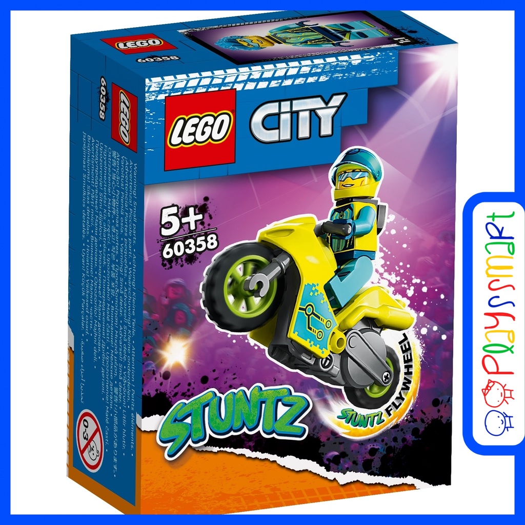 60358 LEGO City Cyber Stunt Bike | Shopee Malaysia