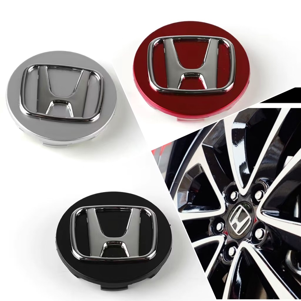 4Pcs Honda Wheel Hub Cap 58mm Wheel Centre Rim Cove Wheel Centre Cap ...