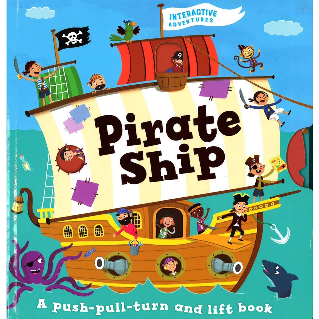 INTERACTIVE ADVENTURES - PUSH AND PULL BOARD (PIRATE SHIP) | Shopee ...