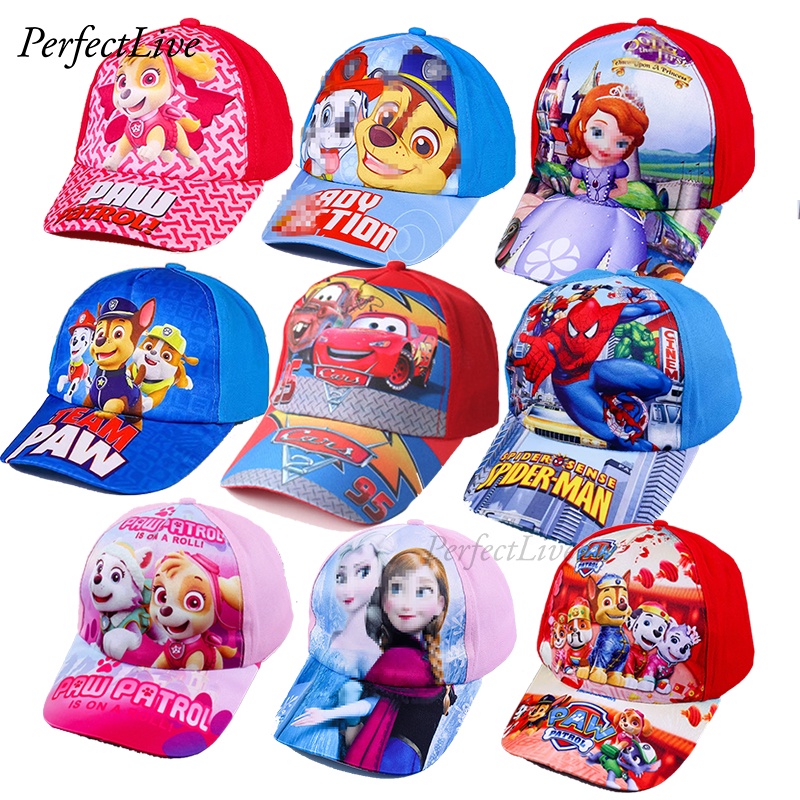 Perfect Paw Kids Cap Children Cartoon Baseball Hero Princess Hat ...