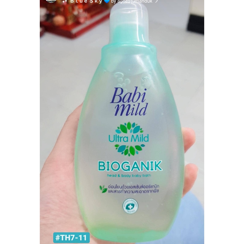 Babimild Ultra Mild Head & Body Baby Bath 200 ml. (BIOGANIK) | Shopee ...
