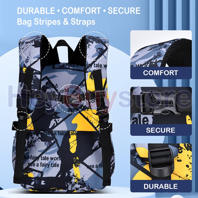 ZMBABY 45cm Good Quality Primary Secondary School Bag Beg Sekolah ...