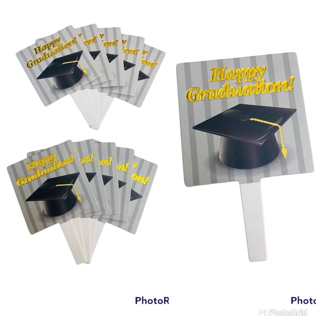 Ready Stock High Qaulity Happy Graduation Cake Topper Graduate Cake ...