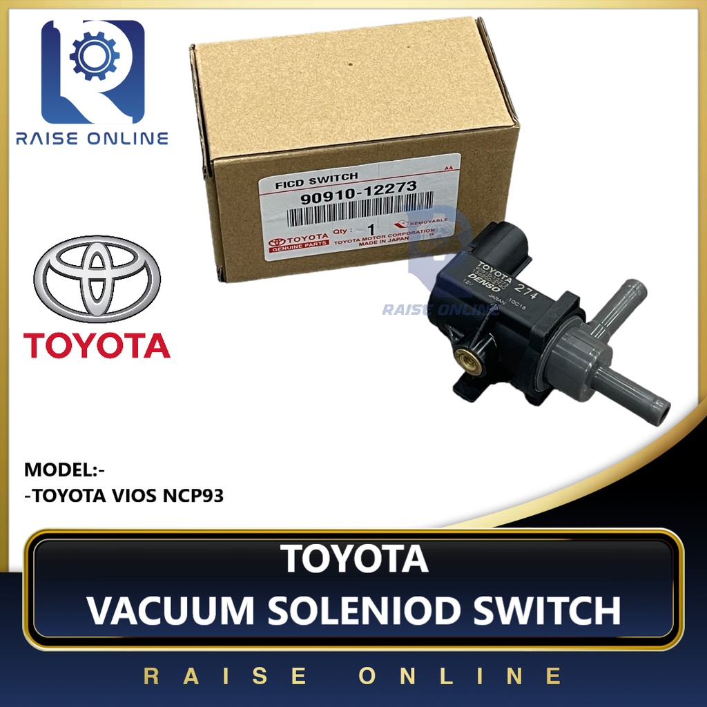 100% GENUINE TOYOTA VIOS NCP93 FICD VACUUM SOLENOID SWITCH VALVE 2PIPE ...