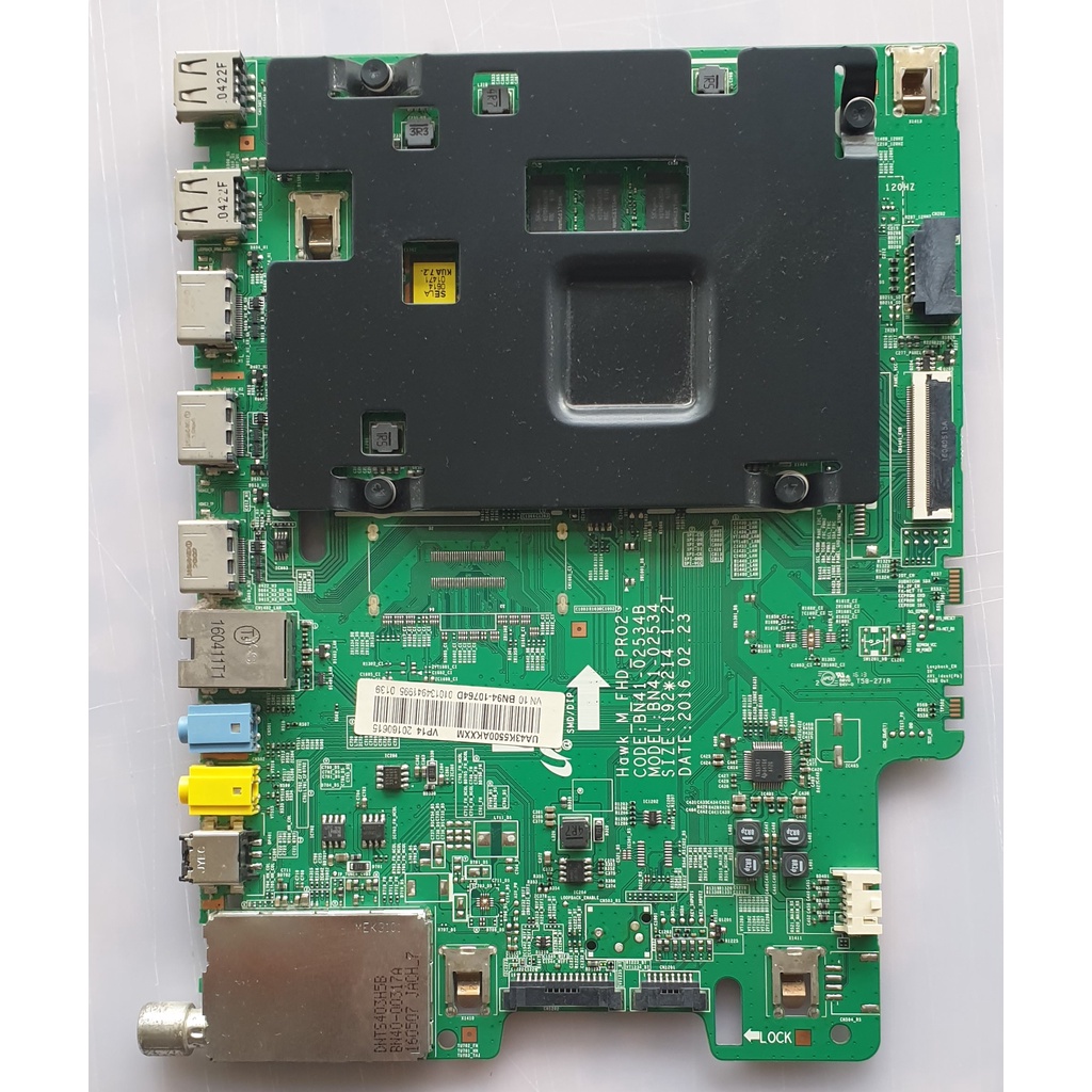 SAMSUNG LED TV 43'' SMART MAIN BOARD MODEL # UA43K5500AKXXM | Shopee ...