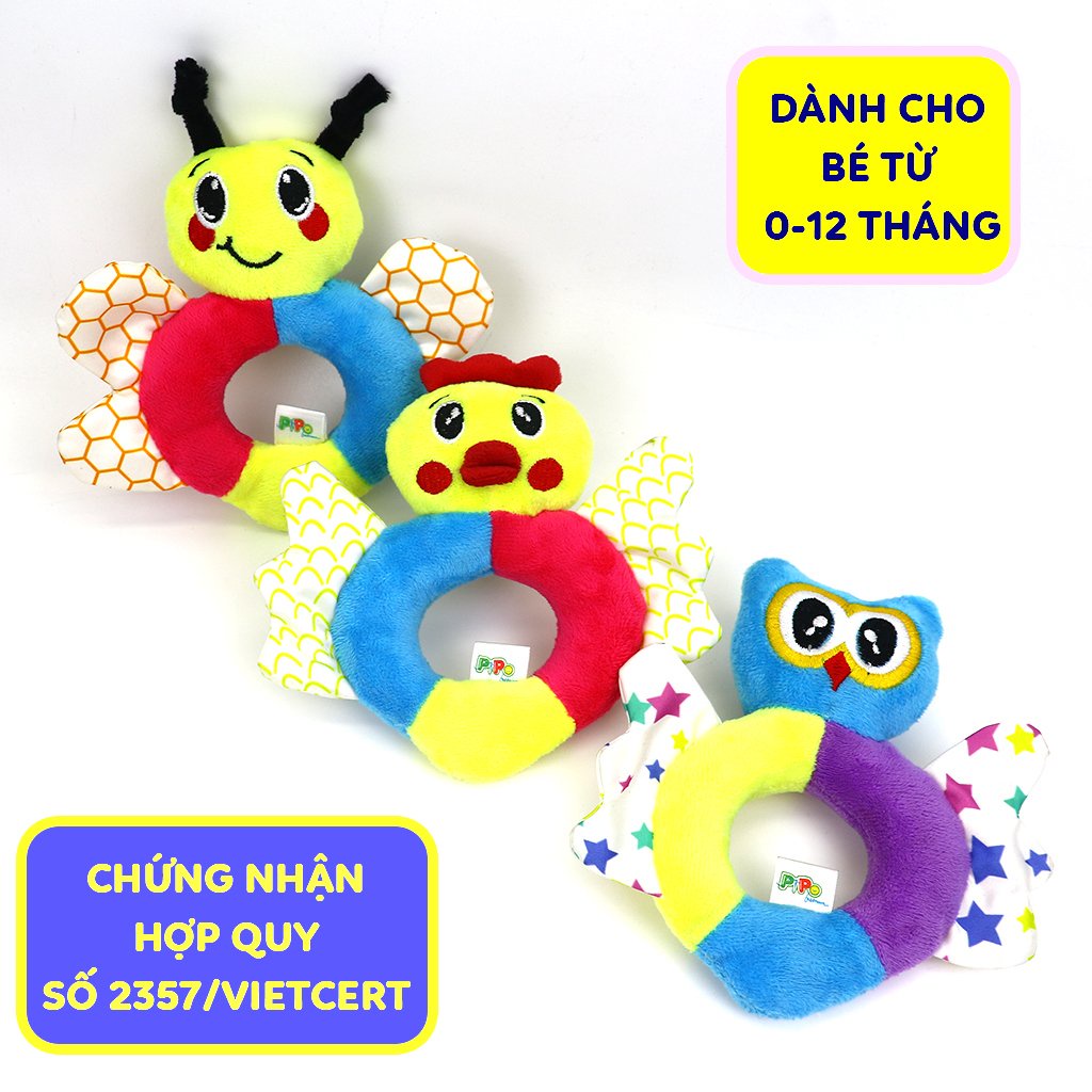 Handheld Cloth Rattle Toy with Little Squeeze for Baby - Pipovietnam ...