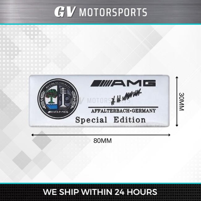 READY STOCK Mercedes Benz AMG Brabus Affalterbach Apple Tree Emblem ...