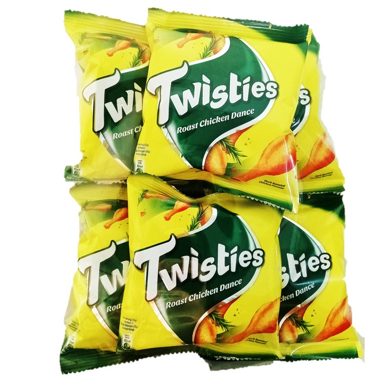 Twisties 15g x 6pkt snacks Cherry tomato / Cheeky cheddar / BBQ curry ...