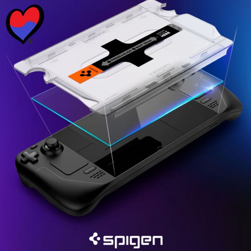 Spigen Steam Deck Tempered Glass Liquid Crystal Protection Glass tR ...
