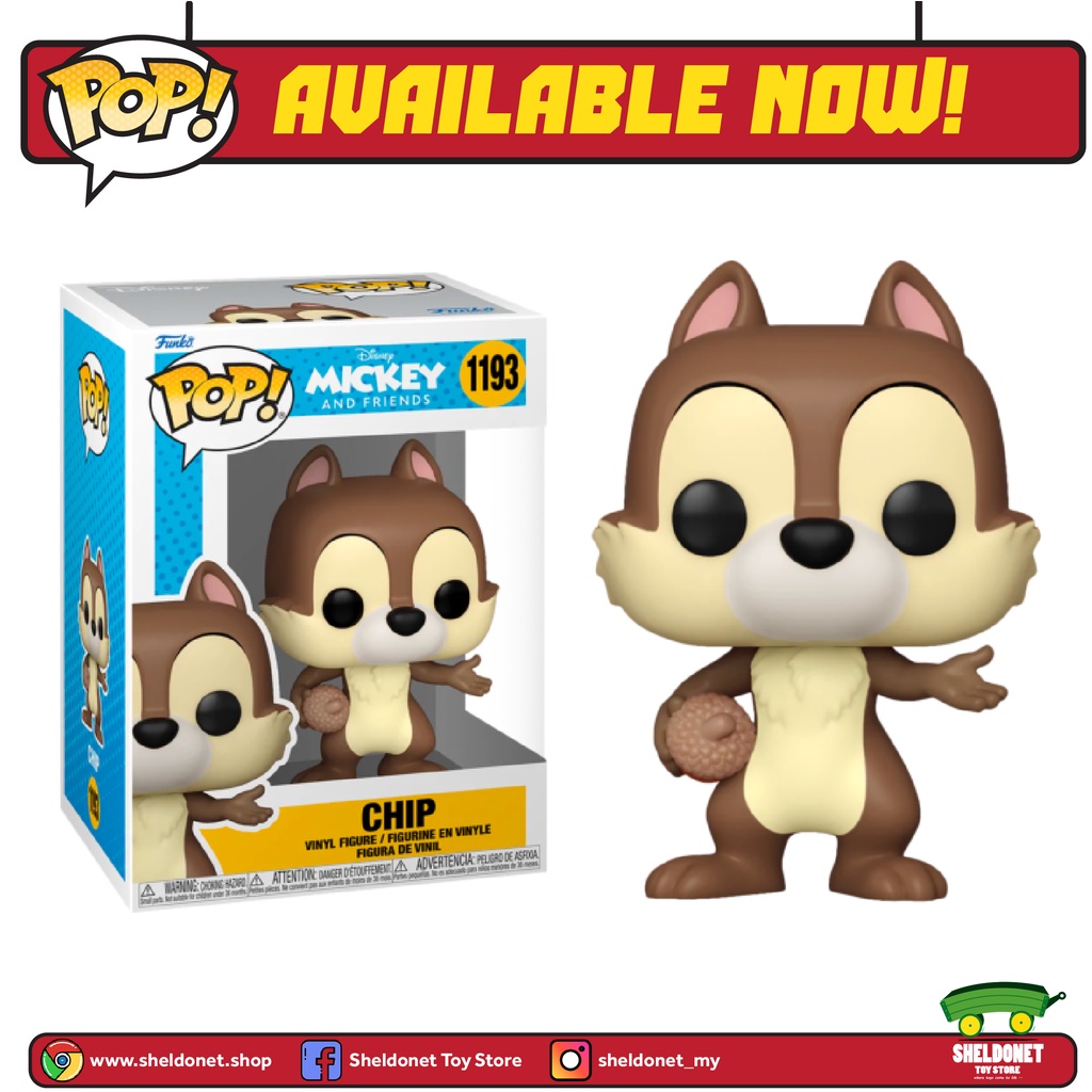 Funko Pop! Disney: Classics - Chip | Shopee Malaysia