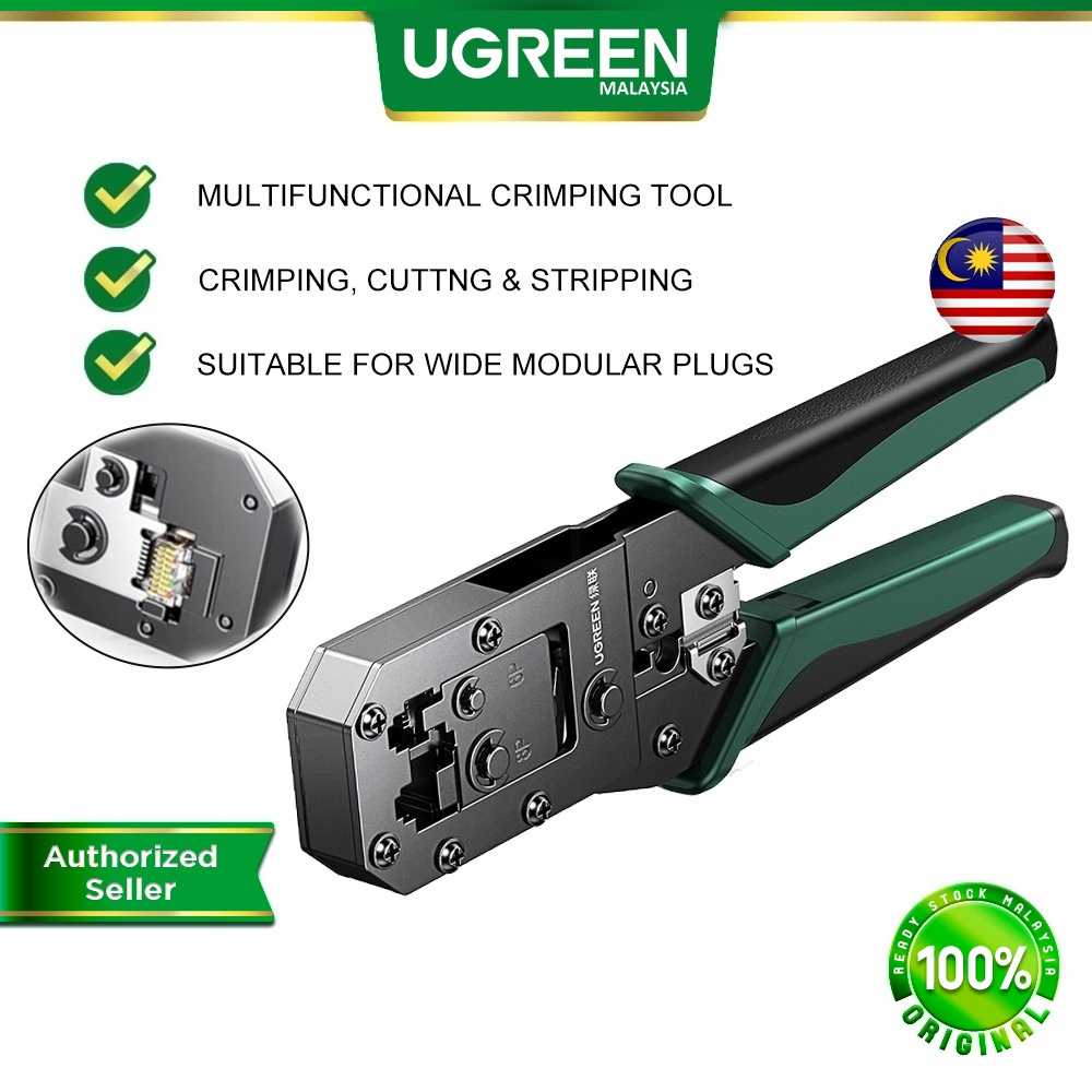 UGREEN Crimping Tool Cutting Stripping LAN Cable Network Cable Adjust ...