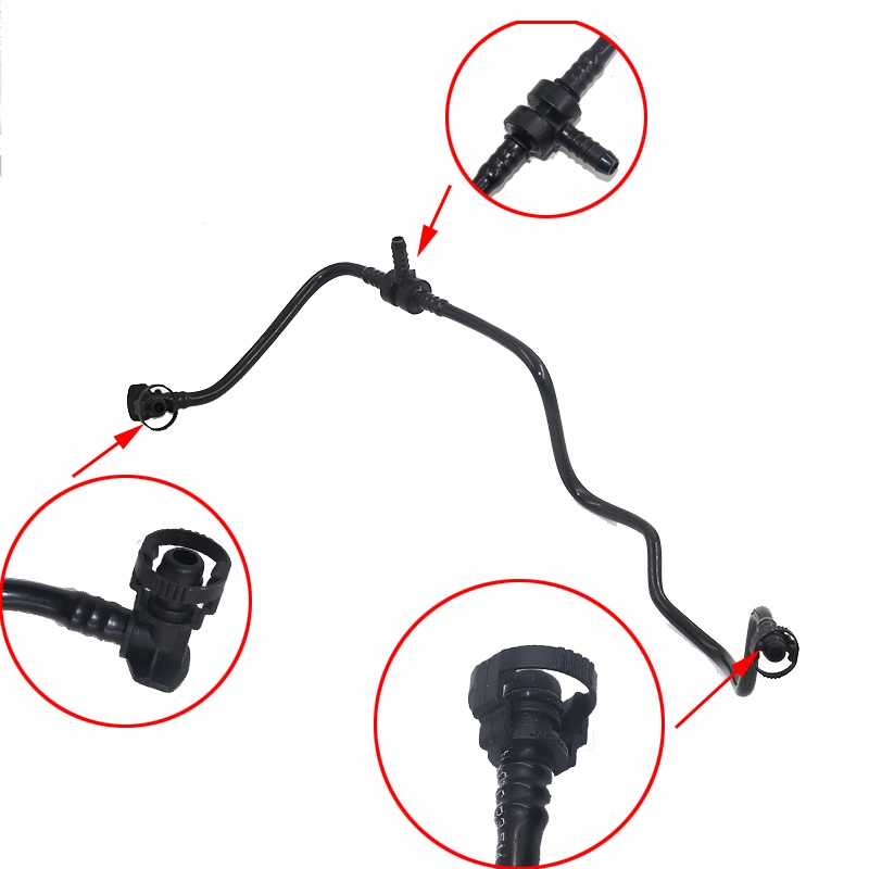 Engine breather pipe Exhaust pipe Vacuum tube 1.4 TFSi FOR VW Audi Seat ...