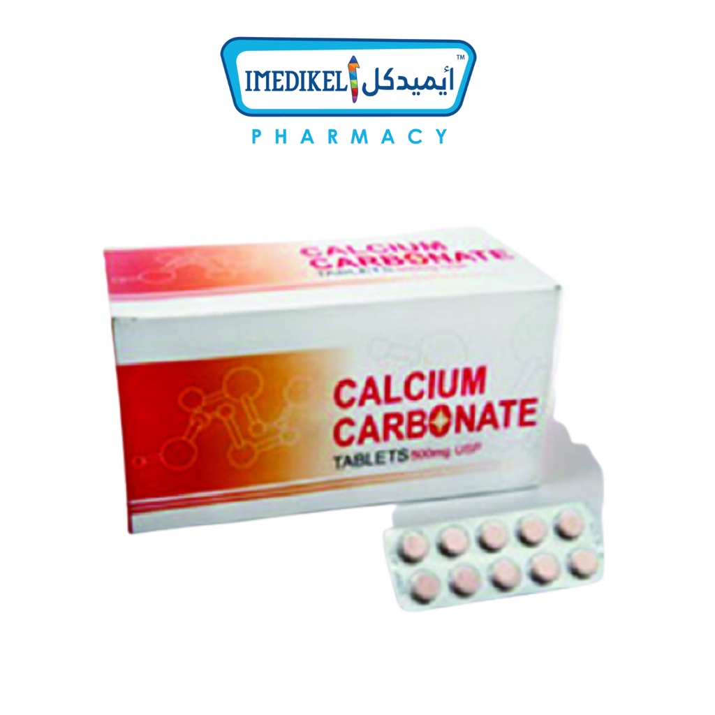 CALCIUM CARBONATE TABLET 500mg (100X10's) | Shopee Malaysia