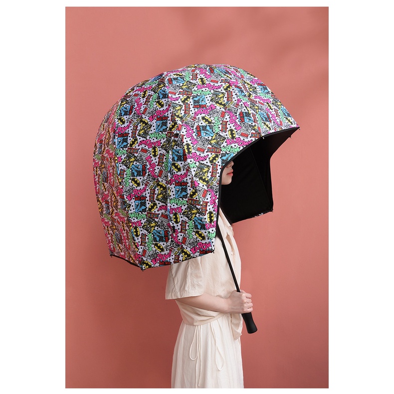 [Ready Straw] Cute Helmet Umbrella Rain Or Dual-Use Sunscreen Net ...