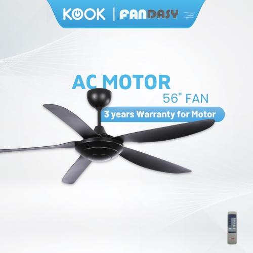 FANDASY 56’’inches 5 Speed Ceiling Fan Twin Pack Regulator Type Fan ...