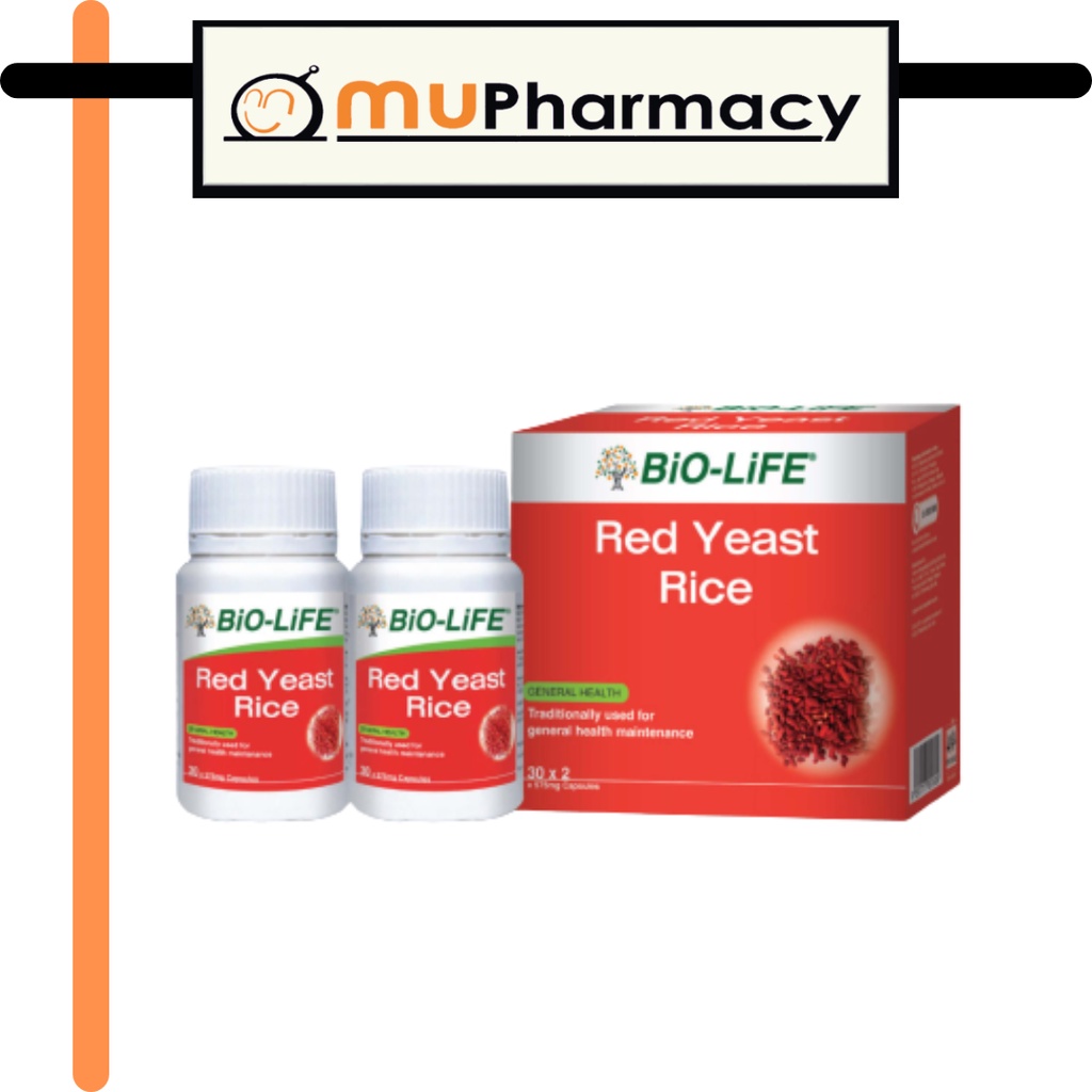 Bio-Life Red Yeast Rice 100's/ 2x100's (Exp: 04/2025) | Shopee Malaysia