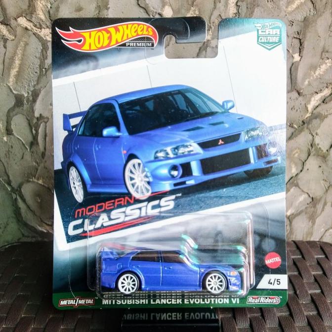 Hot WHEELS PREMIUM CC Modern Classics Mitsubishi Lancer Evolution VI ...