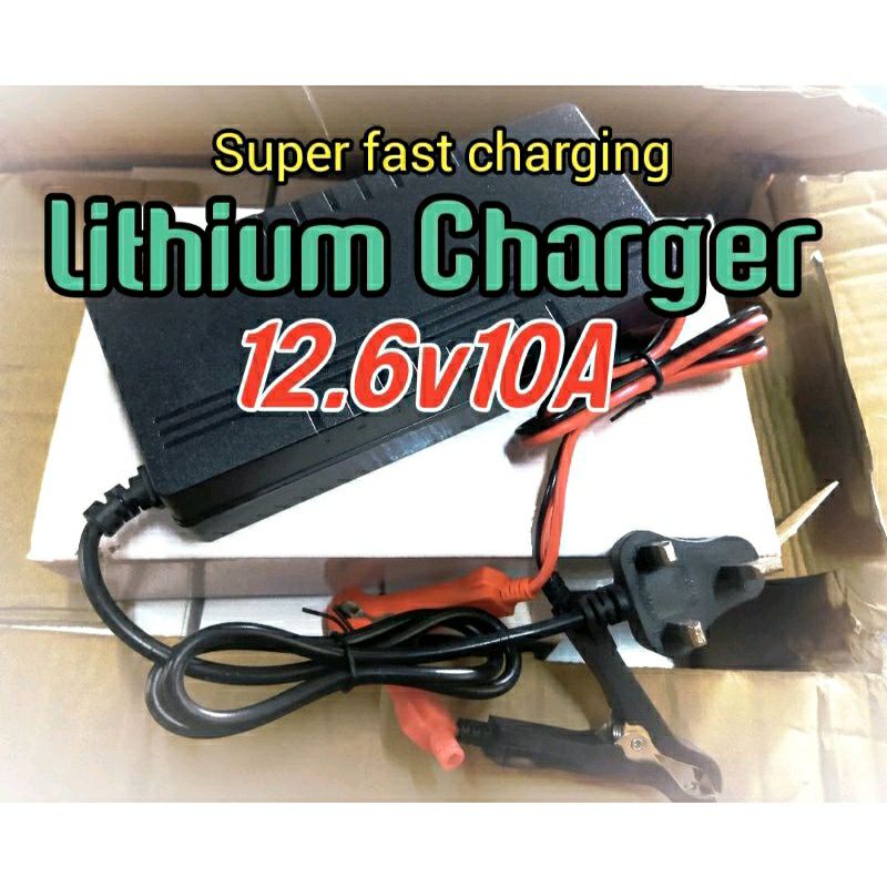 Lifepo4 Smart Charger @ 10A Fast Charger | Shopee Malaysia