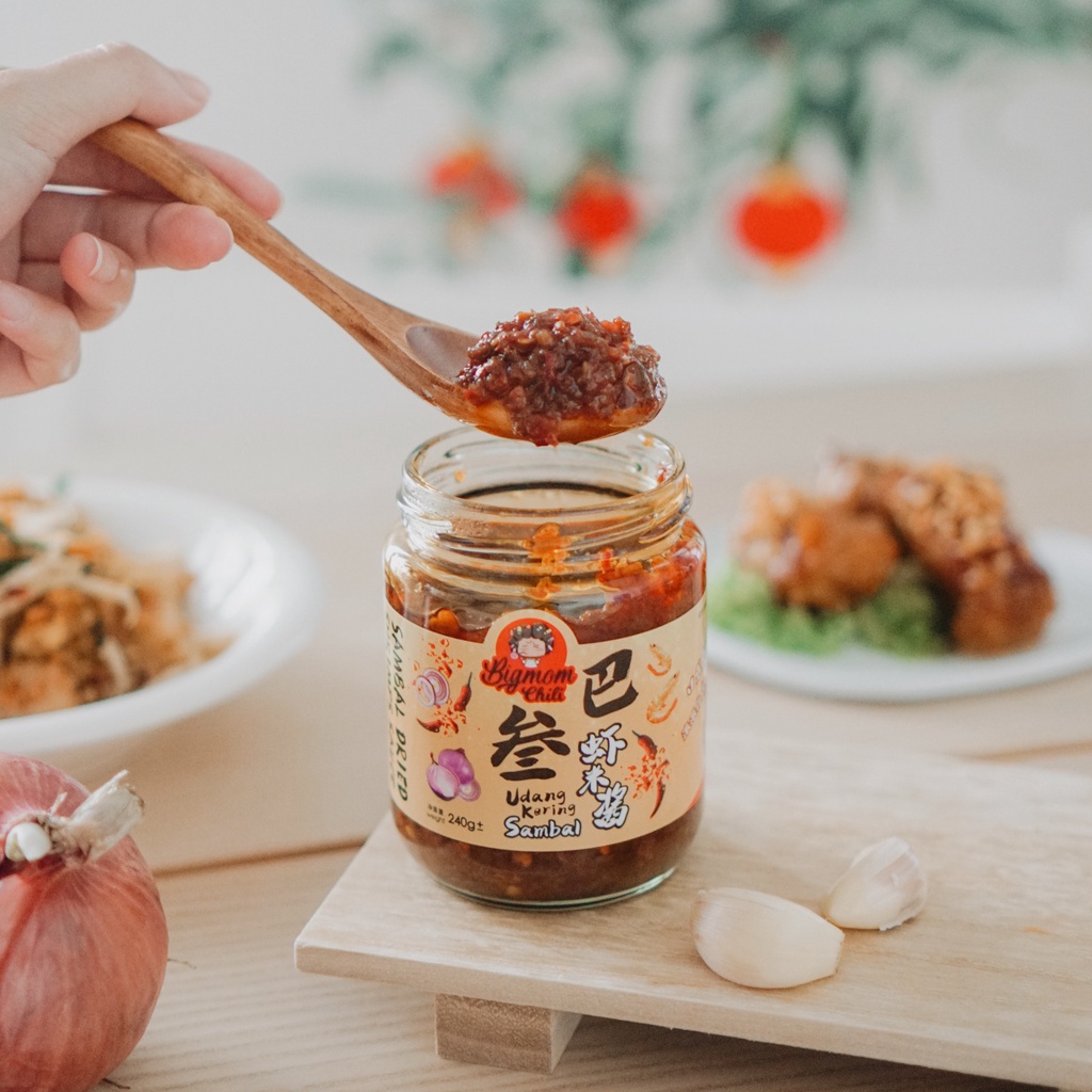 叁巴虾米酱 Sambal Dried Shrimps /Sambal prawn/Bigmom Chili/Sambal Udang Kering/240g ±/叁巴辣椒/sambal ...