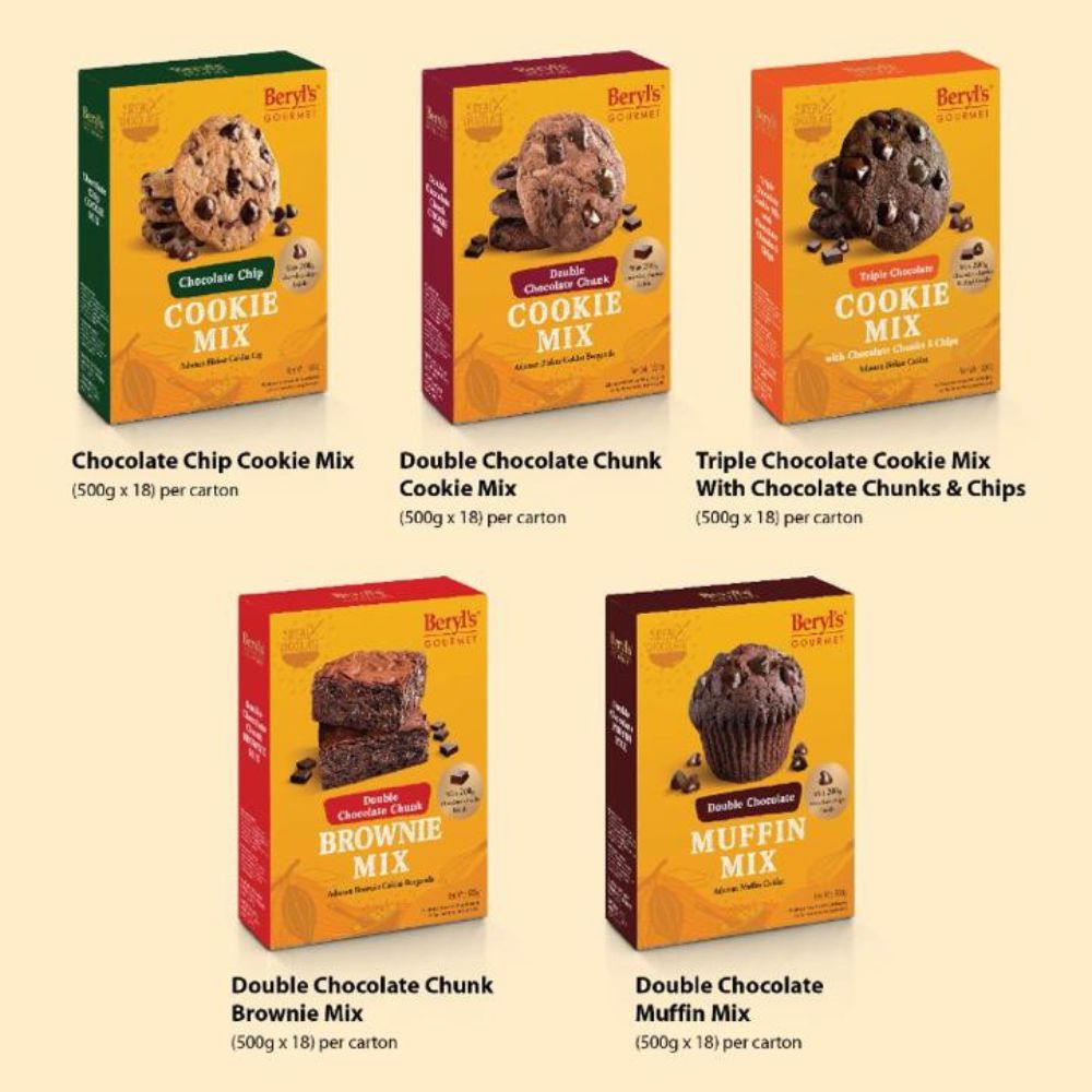 [NEW] Beryl's Gourmet Cookie, Muffin & Brownie Mix (500g) | Shopee Malaysia