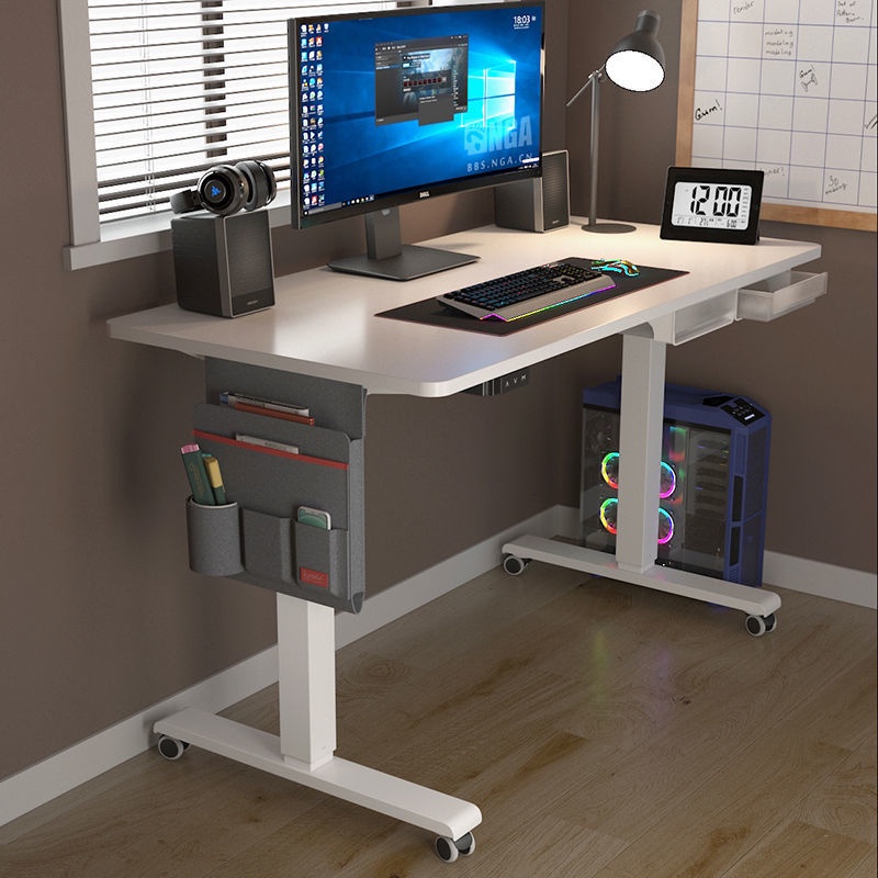Electric Lifting Table Liftable Computer Desk Desk Modern Study Table ...