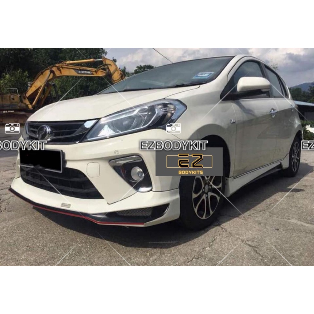 SIAP CAT FULL SET Perodua Myvi Gen3 2018 Drive 68 Bodykit Skriting With ...