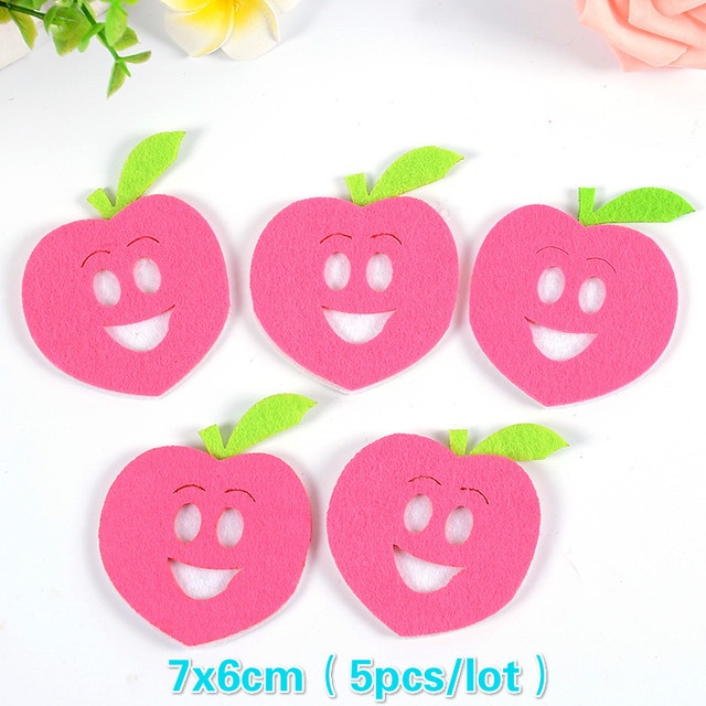 Felt fruit and vegetables Craft pokok 3D Wall Decoration Kindergarten ...