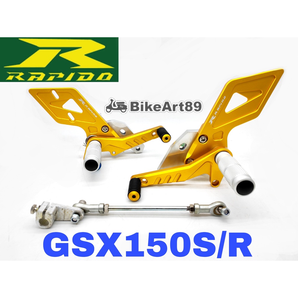 Rapido Footrest Racing SUZUKI GSX-S150 GSX-R150 Single Tapak Kaki Pijak ...