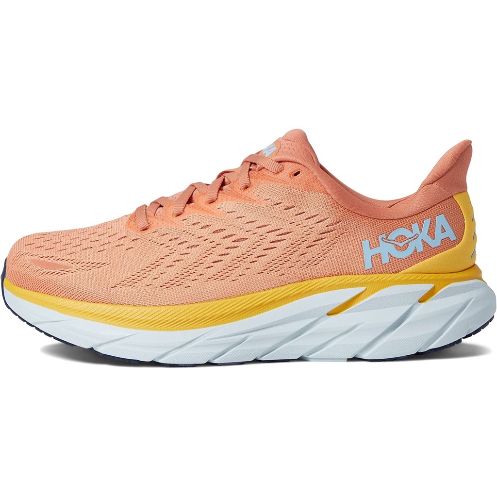 Hoka Women's Clifton 8 (Sun Baked/Shell Coral) | Shopee Malaysia
