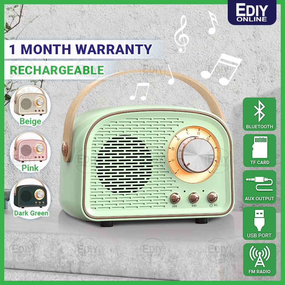 Rechargeable Wireless Classical Antique Retro Portable Mini Small ...
