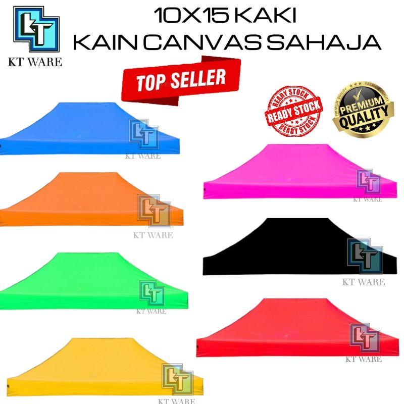 KT WARE 10X15 CANOPY CANVAS KAIN CANOPI TOP CANVAS | Shopee Malaysia