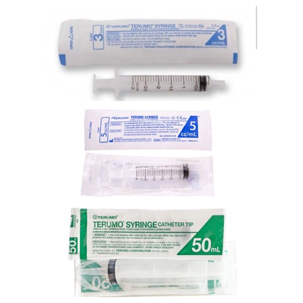 Terumo Syringe (3ml/5ml/50ml) | Shopee Malaysia