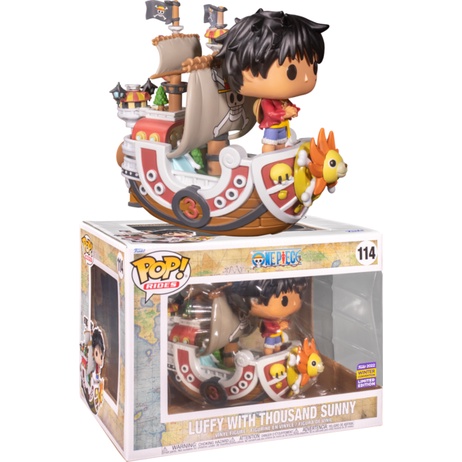 Funko Pop! Funko Pop! POP! Ride: One Piece - Luffy with Thousand Sunny ...