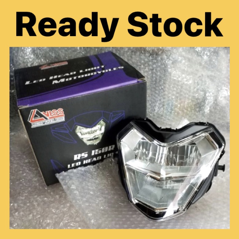 100% Original VISS RS150 RS150R V1 V2 Head Lamp Lampu Depan HEADLAMP ...