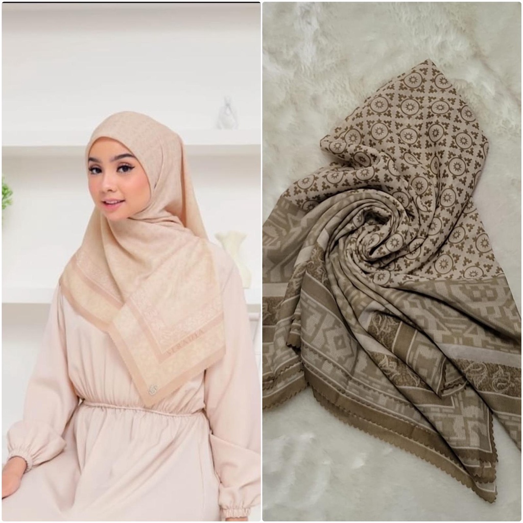 [NEW] Rectangular Hijab Voal Motif Premium Laser Cut / Hijab ...