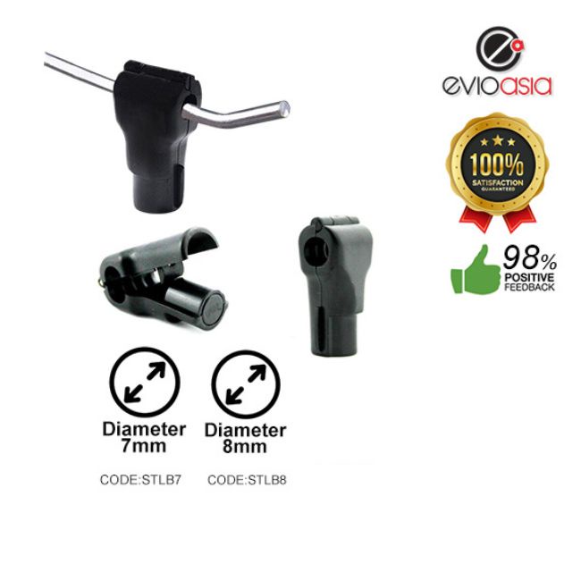 Anti-Theft Security Magnetic Stop Lock for Hook Retail Black 7mm / 8mm ...