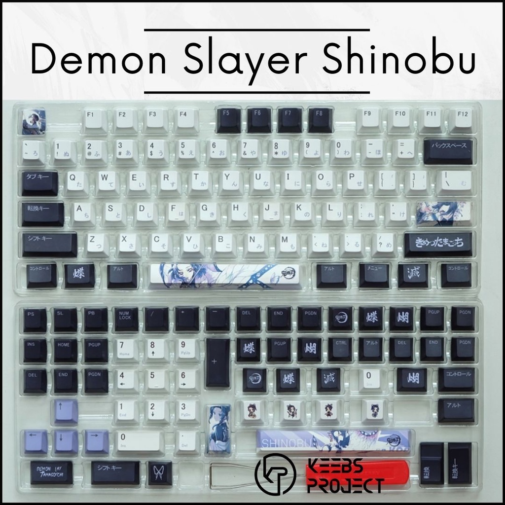 [Ready Stock] Demon Slayer Tanjiro Nezuko Anime PBT Cherry Profile ...