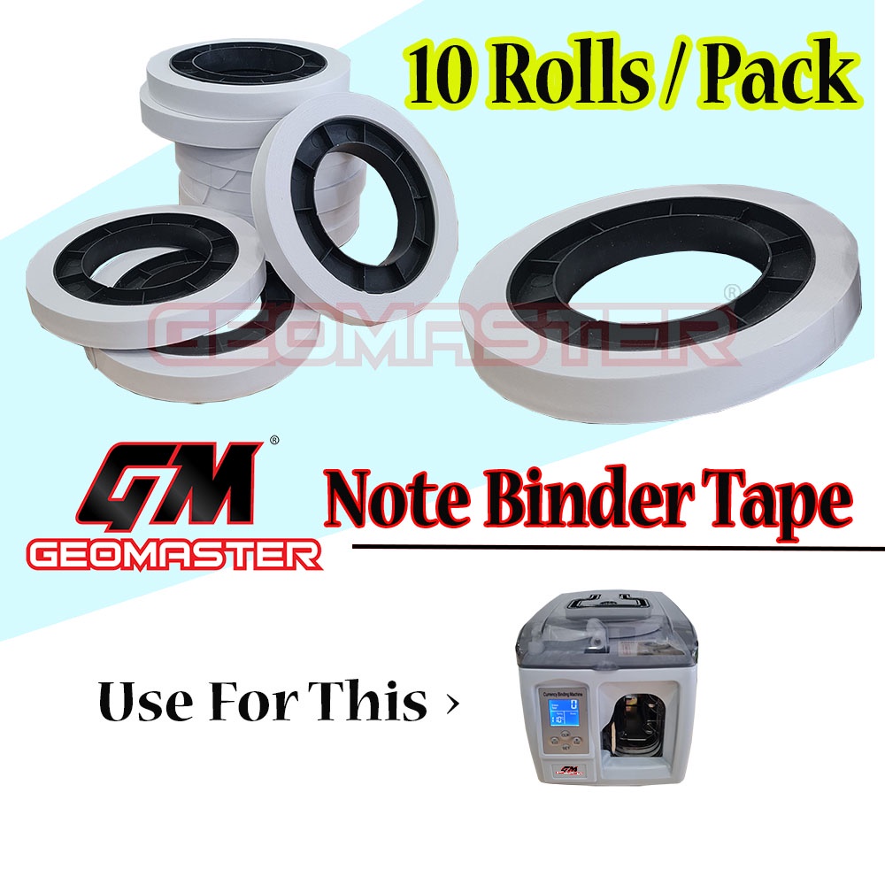 Money Binder Tape , Money Binder Paper Roll , Note Binder Tape 10 rolls ...