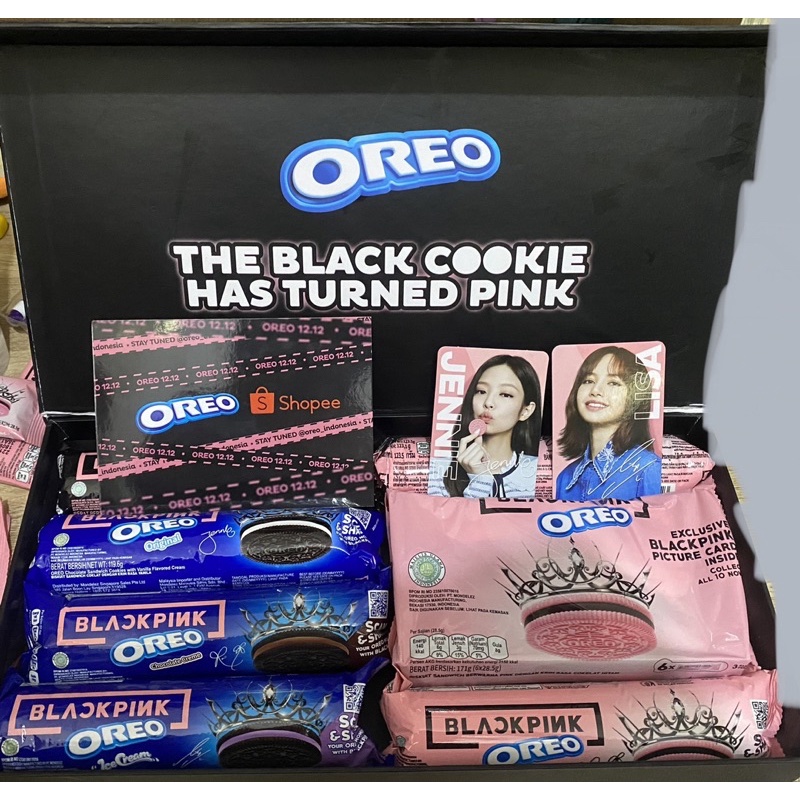 Oreo x Blackpink Exclusive Collectible Box [Limited Edition] | Shopee ...