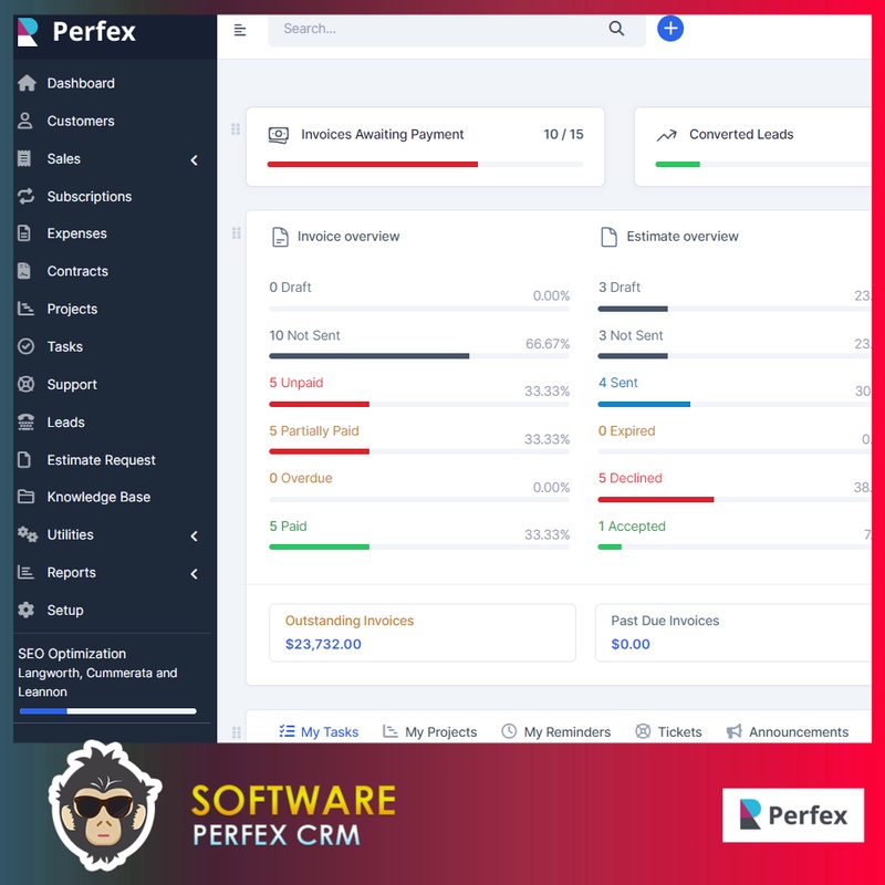 Perfex - Powerful Open Source CRM 3.1.0 | Shopee Malaysia