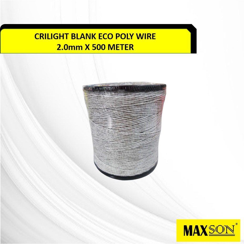 Crilight Blank Poly Wire ECO (500m 2.0mm x 500m) | Shopee Malaysia