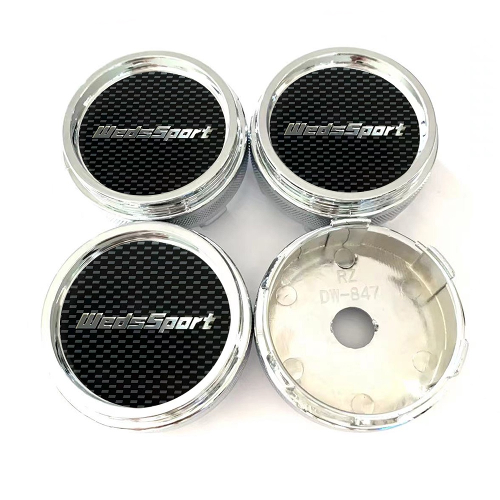 4PC 66MM WEDSSPORT wheel cap car racing wheel center hub cap 62mm clip ...