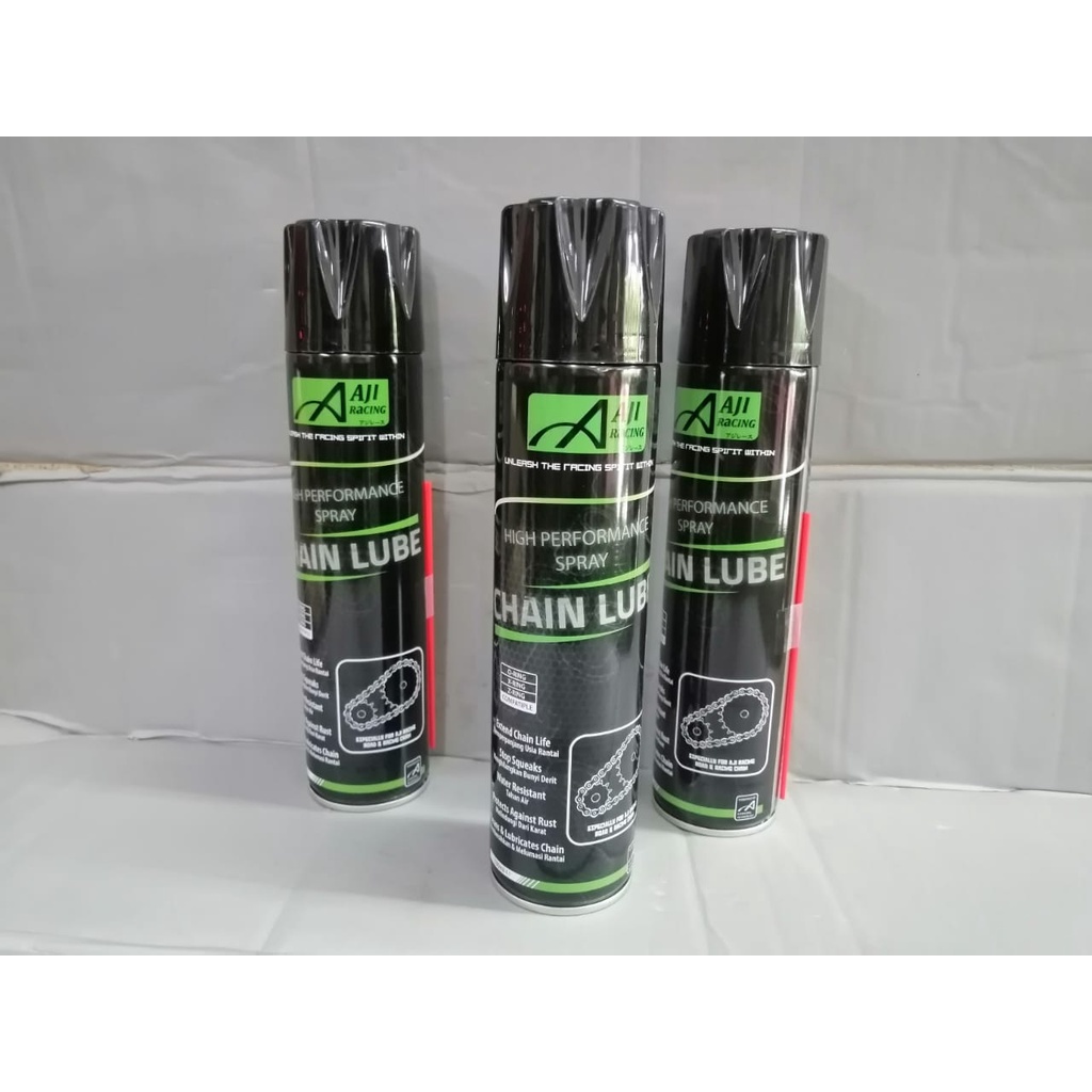 Aji Racing Chain Lube Spray 330ml (Minyak Rantai/Rantai spray) | Shopee ...