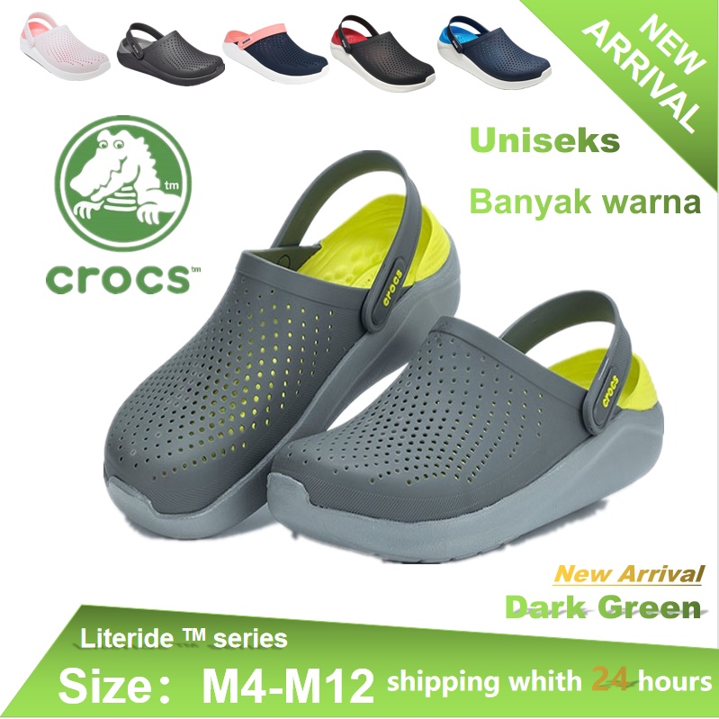 Ready Stock Crocs Cave shoes women's summer soft thick bottom students ...