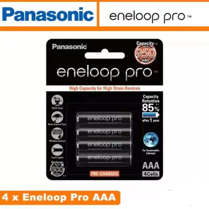 Panasonic Eneloop Pro Aa Aaa Rechargeable Battery 1 2v Ni Mh Nimh