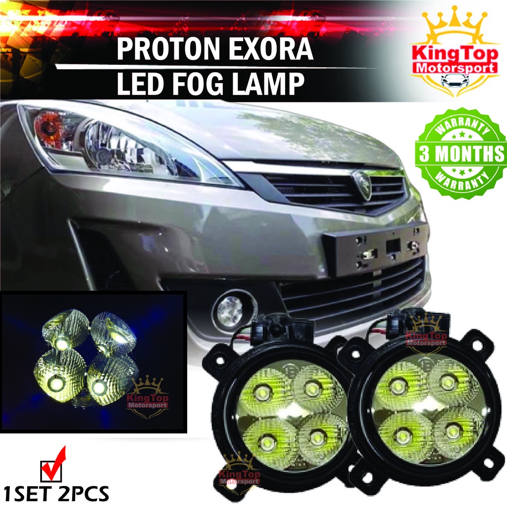 Exora Bold LED Sport Light Fog Lamp DAY LIGHT 100% ORI 6000k Set ...