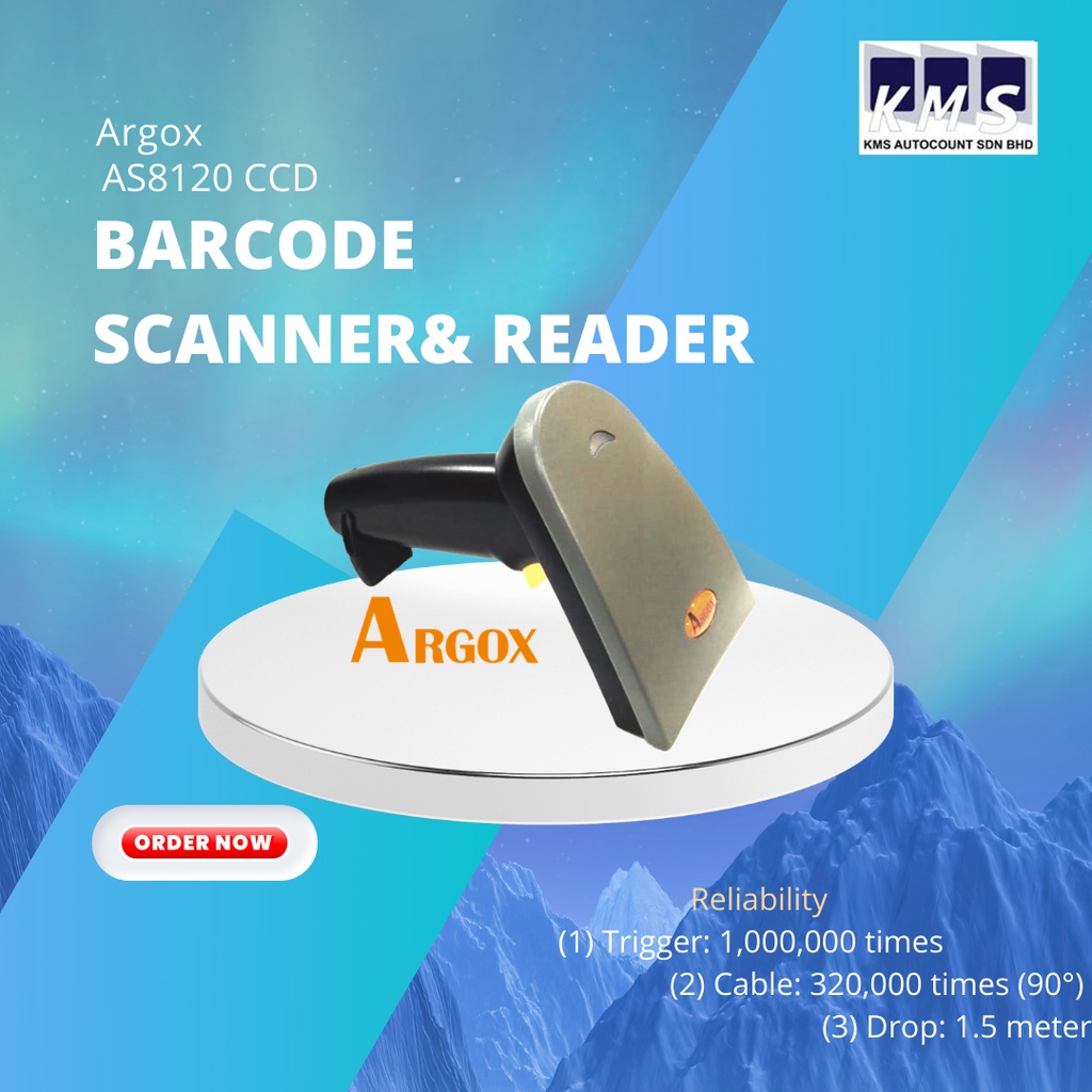 Argox AS8120 CCD Barcode Scanner & Reader - (USB PORT) | Shopee Malaysia